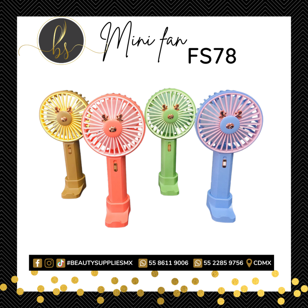 Mini fan FS78 – BEAUTY SUPPLIES MX
