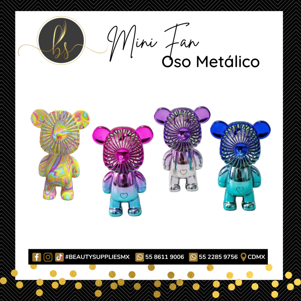 Mini fan Oso – BEAUTY SUPPLIES MX